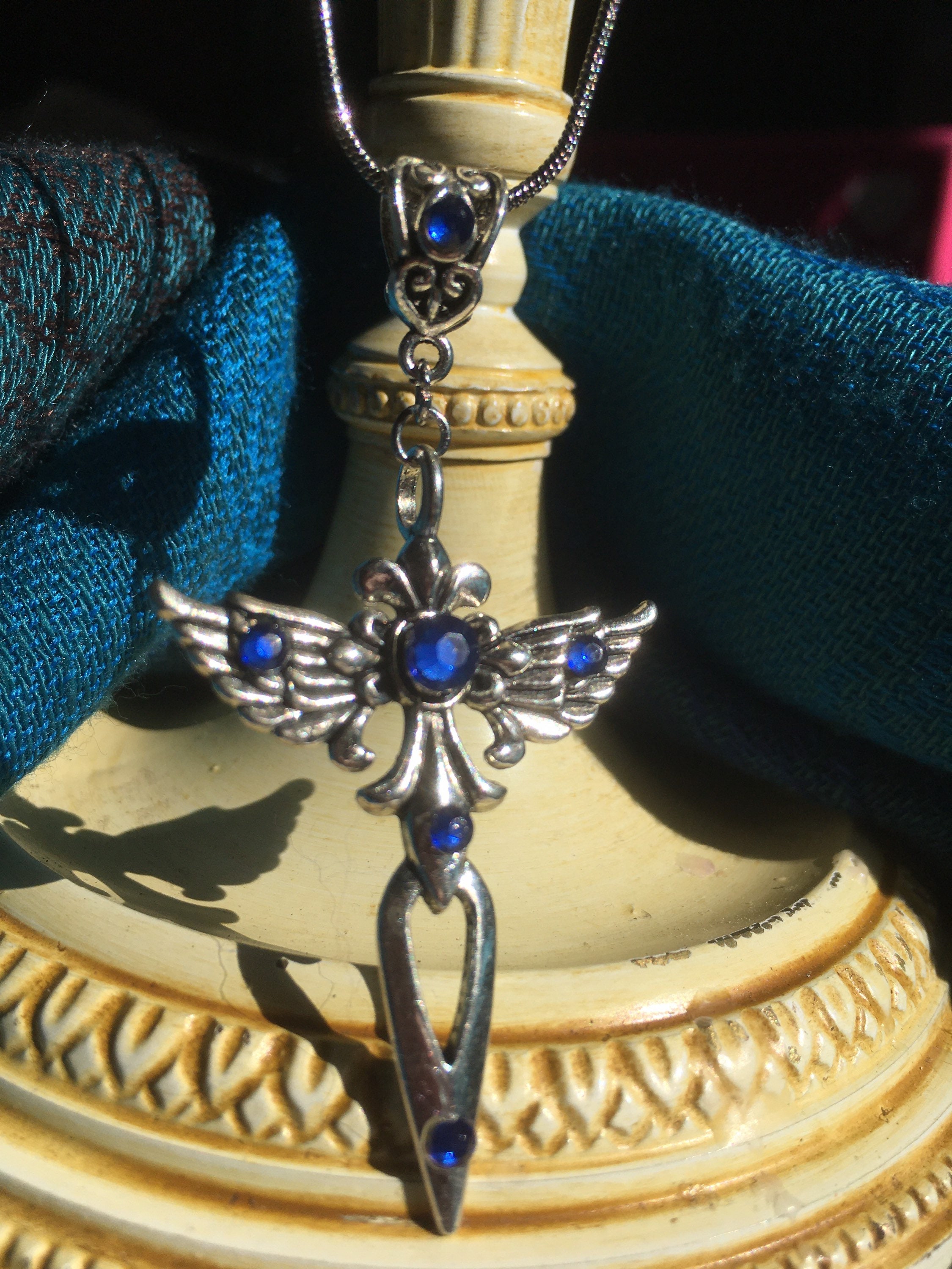 Engel Anhänger Erzengel Michael Edelstahl Engel Flügel - Etsy.de