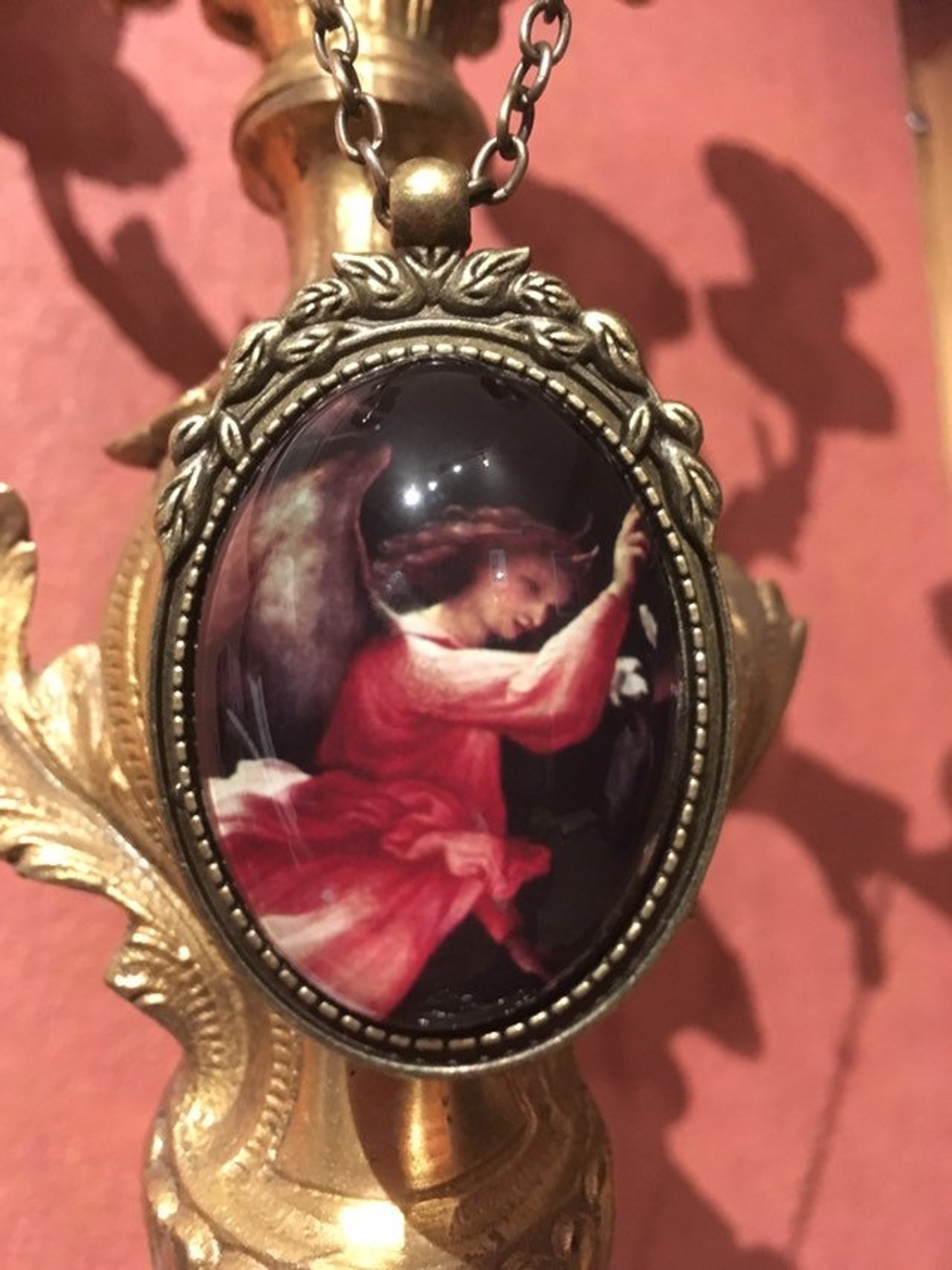 Archangel Gabriel Pendant FREE SHIPPING | Etsy