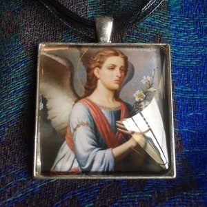 Archangel Gabriel Pendant - Etsy