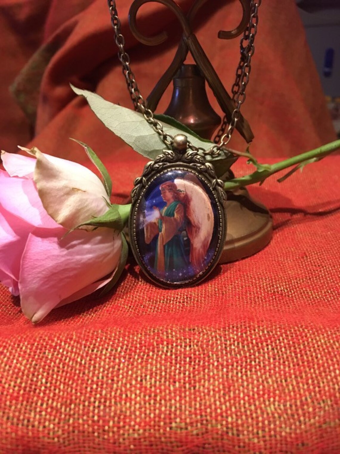 Archangel Raphael pendant Corey Wolfe | Etsy