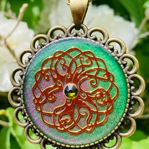 Tree of Life Resin Art Tree of Life Pendant Resin Jewelry - Etsy