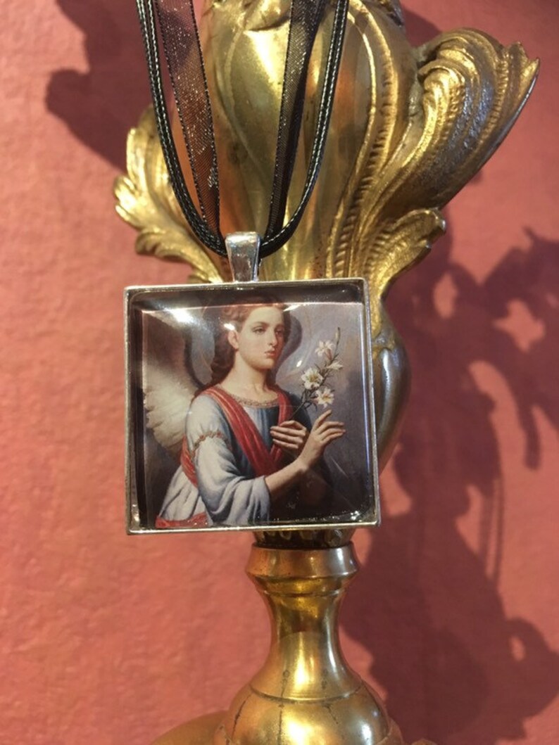 Archangel Gabriel Pendant | Etsy