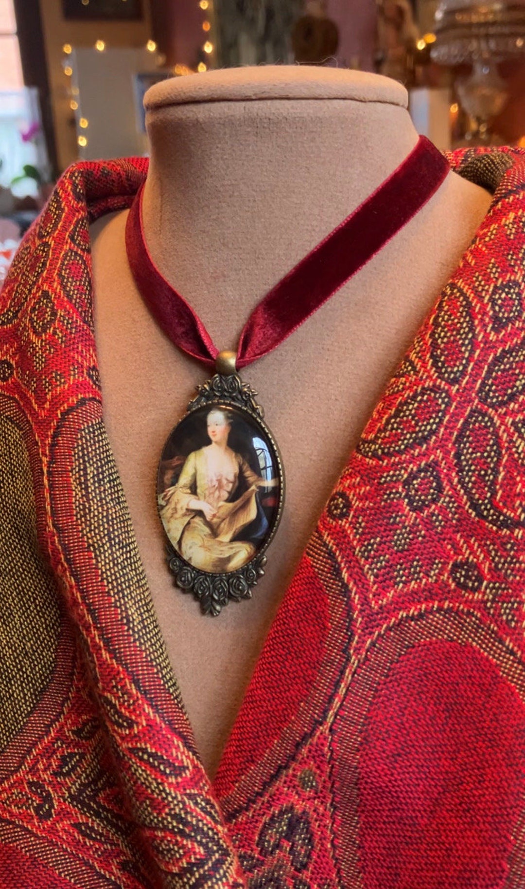 Rococo Lace Choker, French Art, Versailles Fashion, Madame De Pompadour ...