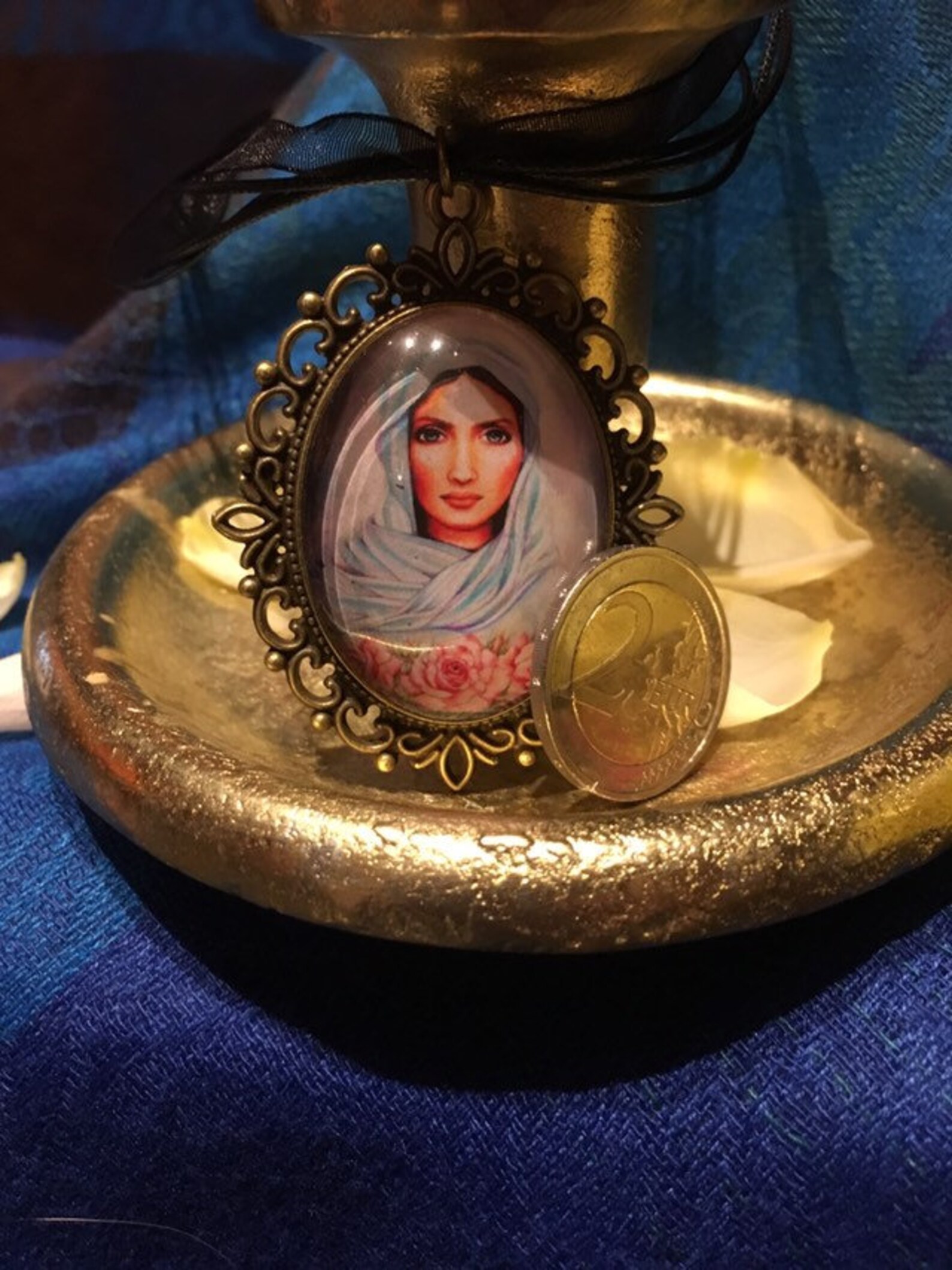 Mother Mary Pendant by Lily Moses - Etsy