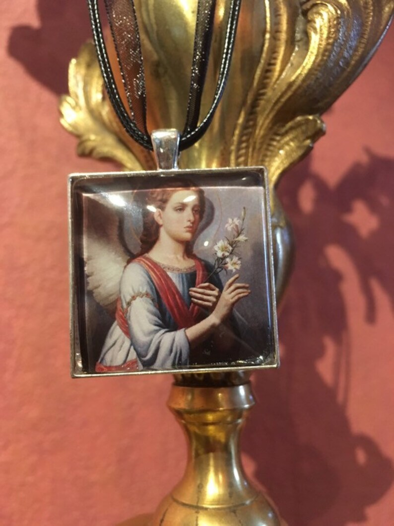 Archangel Gabriel Pendant | Etsy