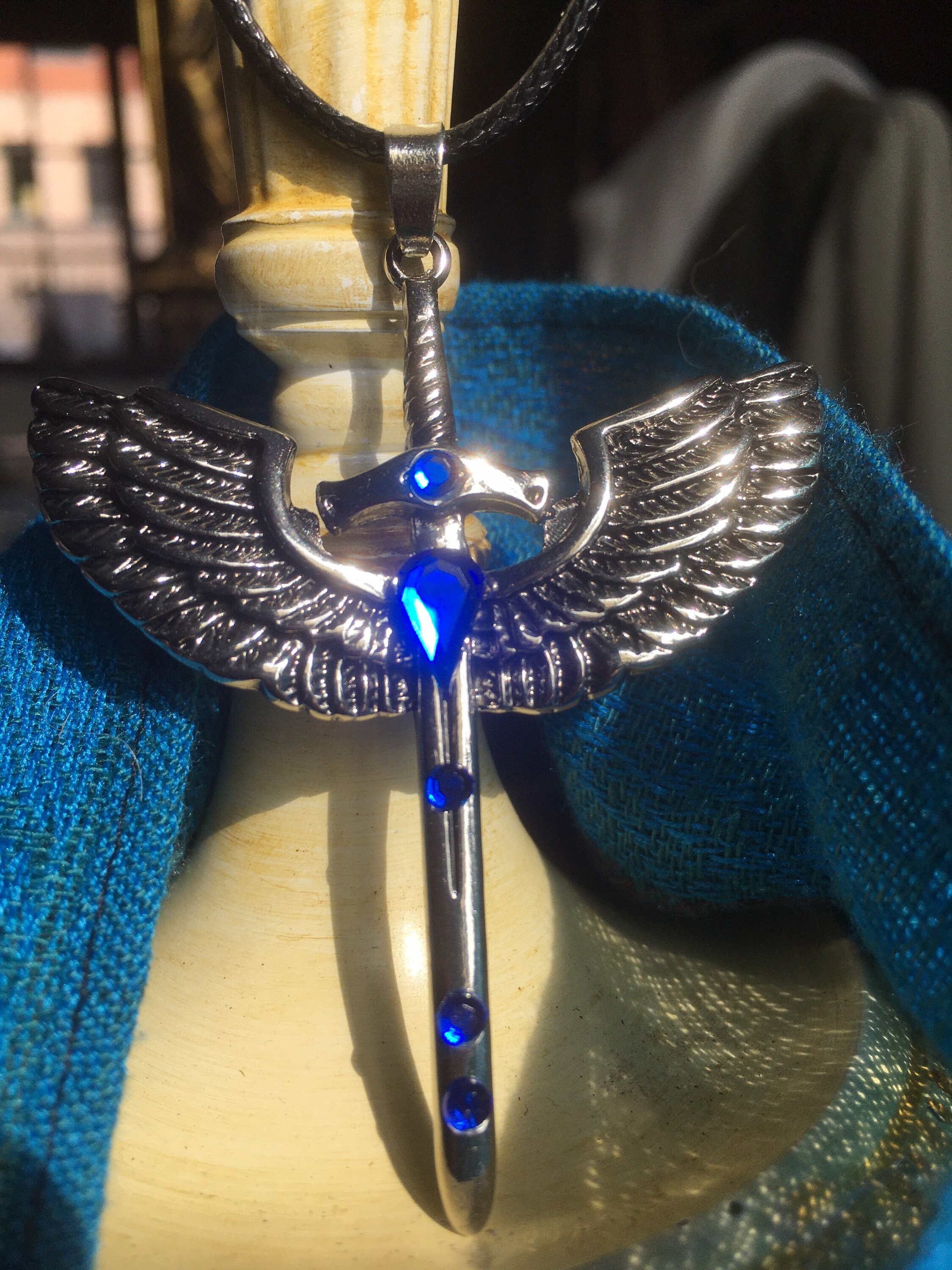 Angel Wings Angel Wings Pendant Archangel Michael Sword | Etsy