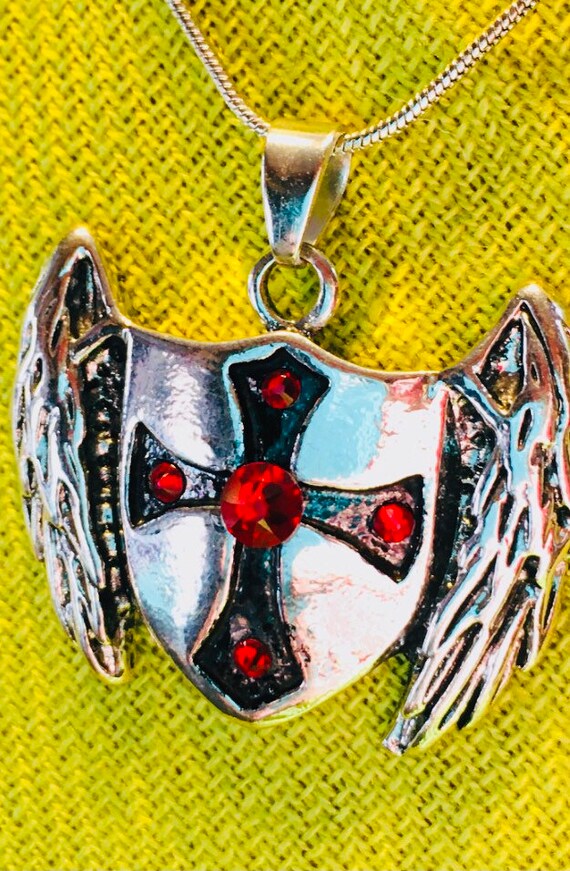 Archangel Uriel Shield Pendant Archangel Uriel Angel | Etsy