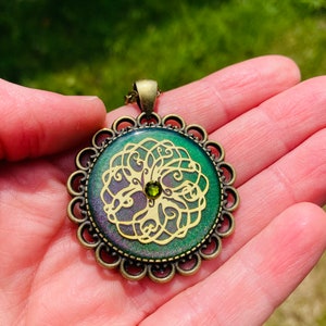 Tree of Life Resin Art Tree of Life Pendant Resin Jewelry - Etsy