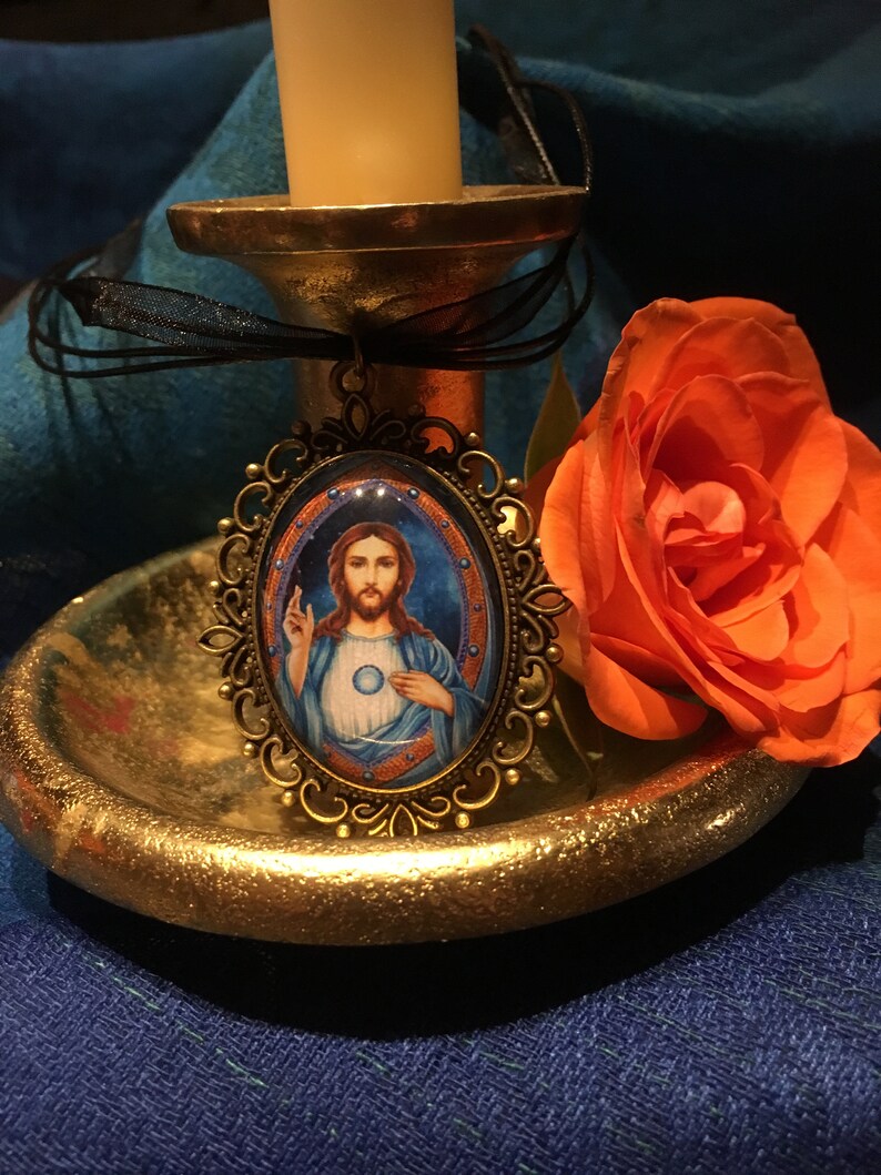 Jesus Christ Pendant by Lily Moses | Etsy