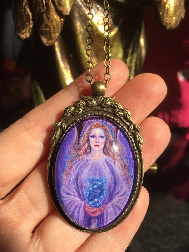 Angel Pendant Angel of Truth by Cheryl Yambrach Rose - Etsy