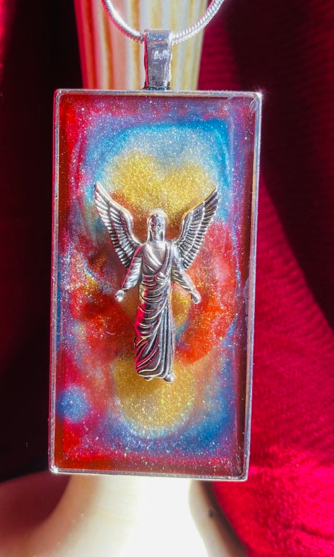 Angel, Guardian Angel, Angel Wings, Resin Art, Angel Pendant, Angel ...