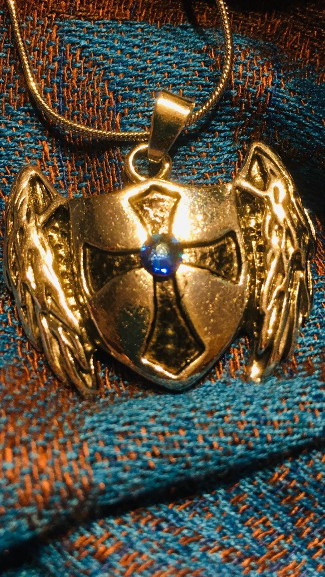 Archangel Michael Shield Pendant Archangel Michael Angel - Etsy