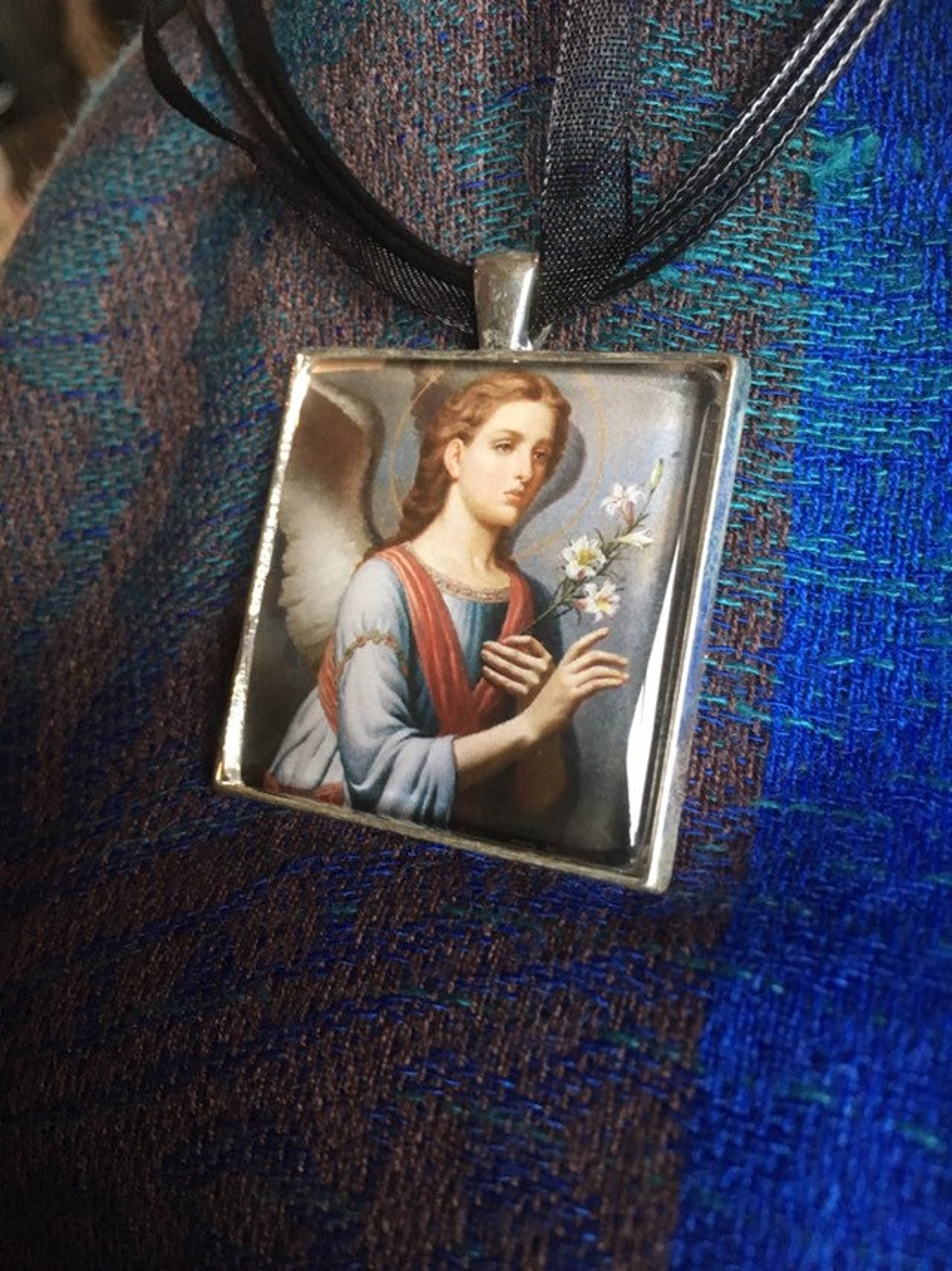 Archangel Gabriel Pendant | Etsy