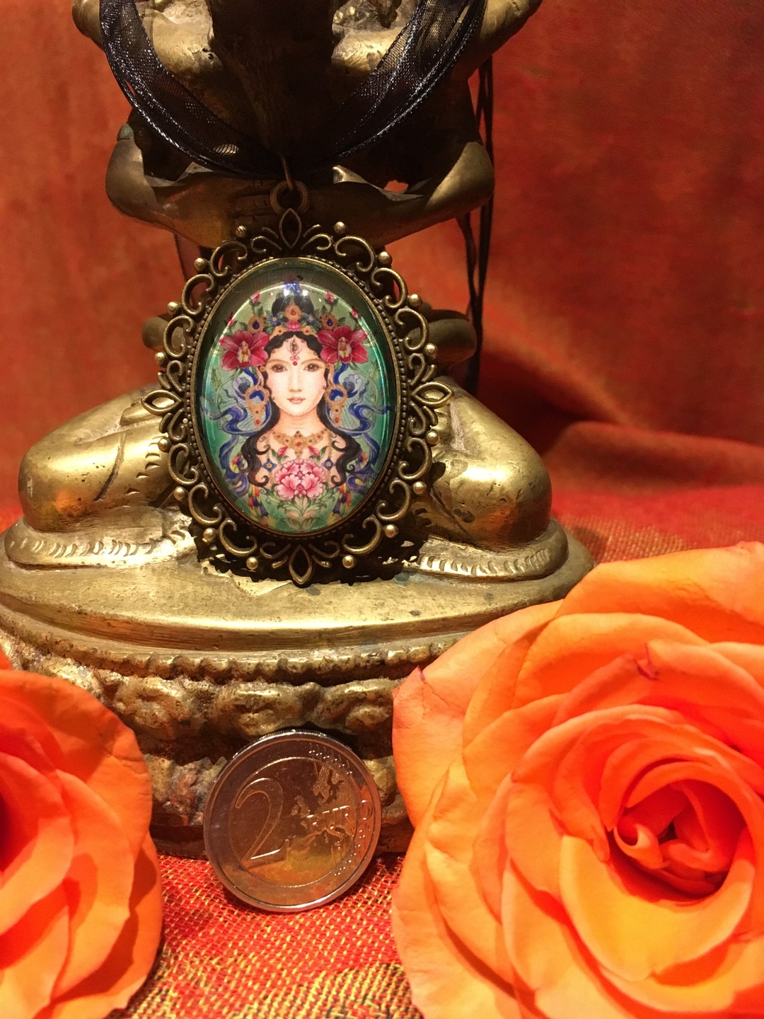 Groene Tara Hanger Van Lily Moses - Etsy