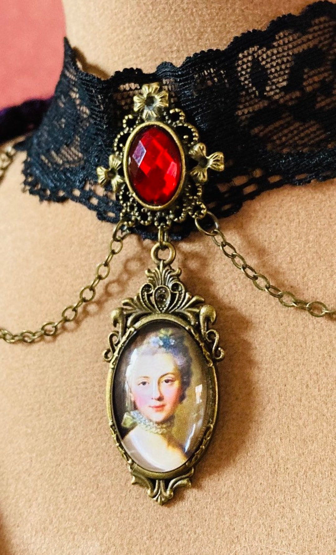 Rococo Lace Choker, Madame De Pompadour, Lace Choker, French Art ...