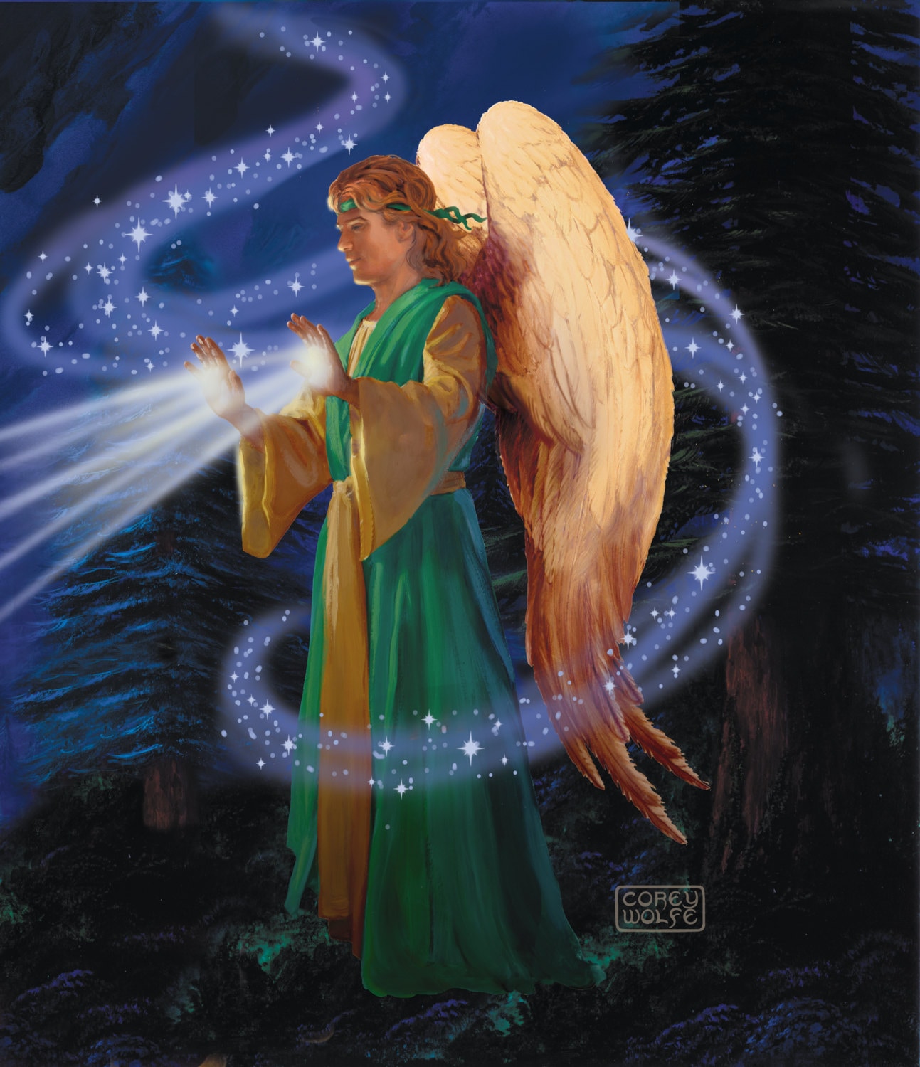 Archangel Raphael Saint Raphael angel angel wings angel | Etsy