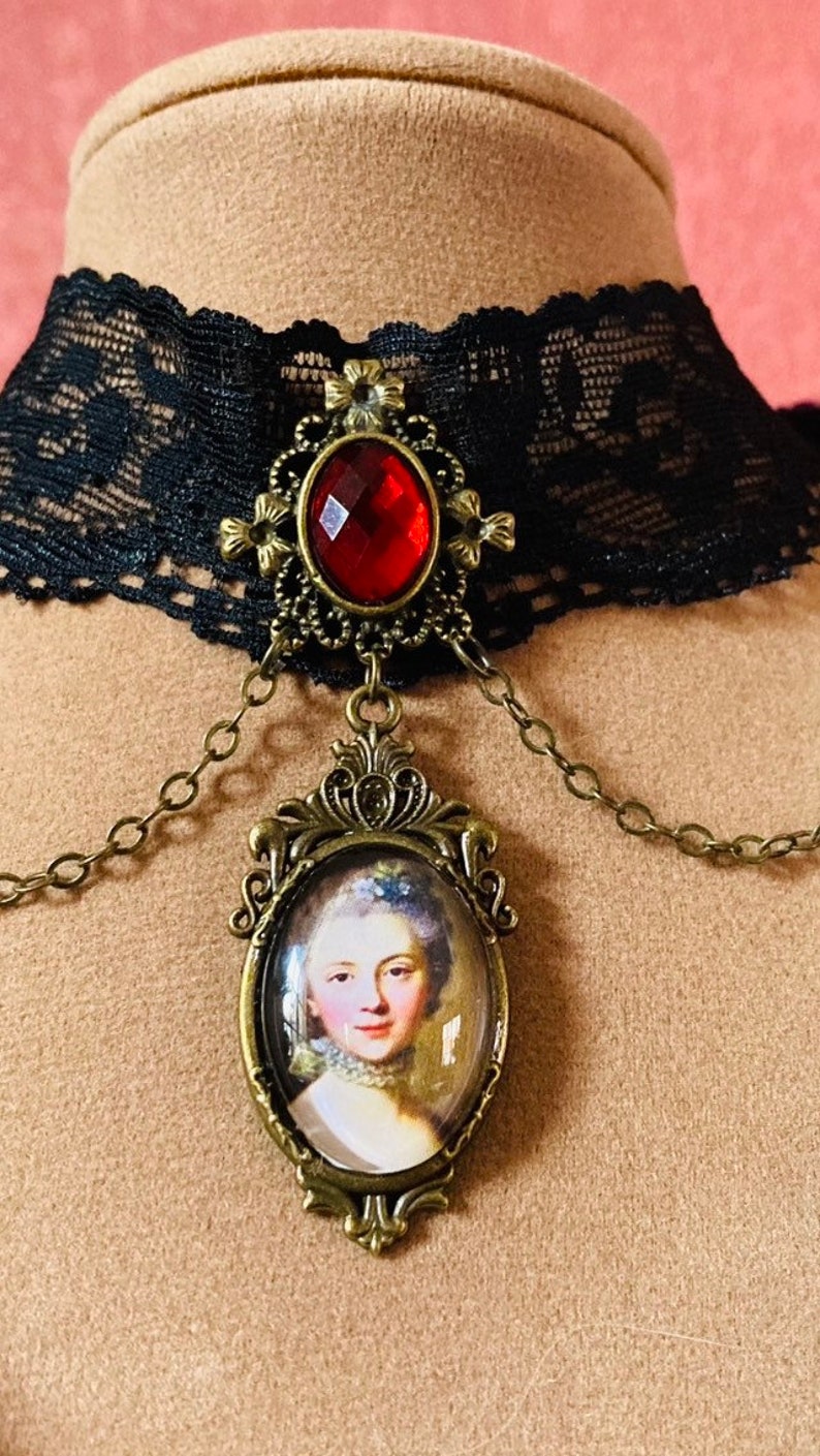 Rococo Lace Choker Madame De Pompadour Lace Choker French - Etsy