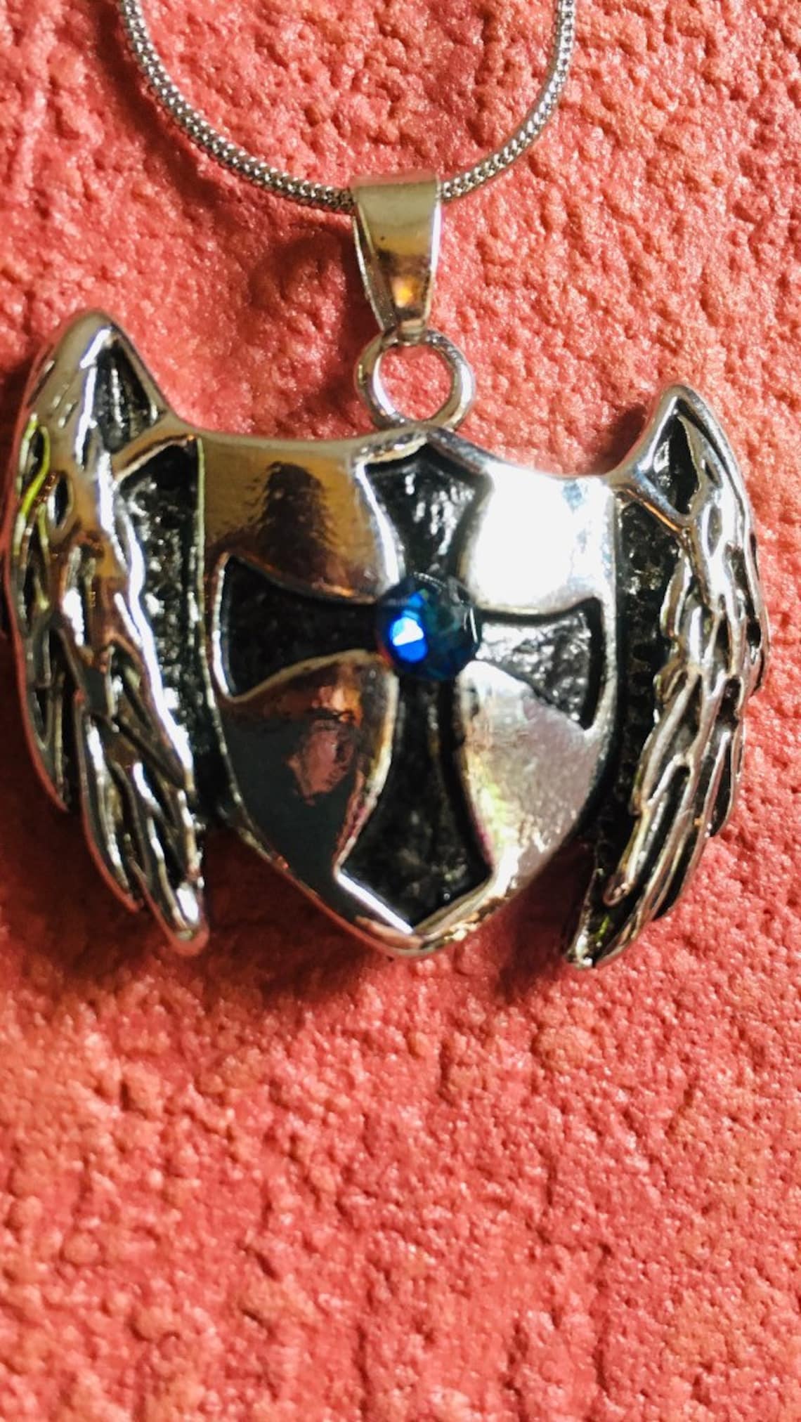 Archangel Michael shield pendant Archangel Michael angel | Etsy