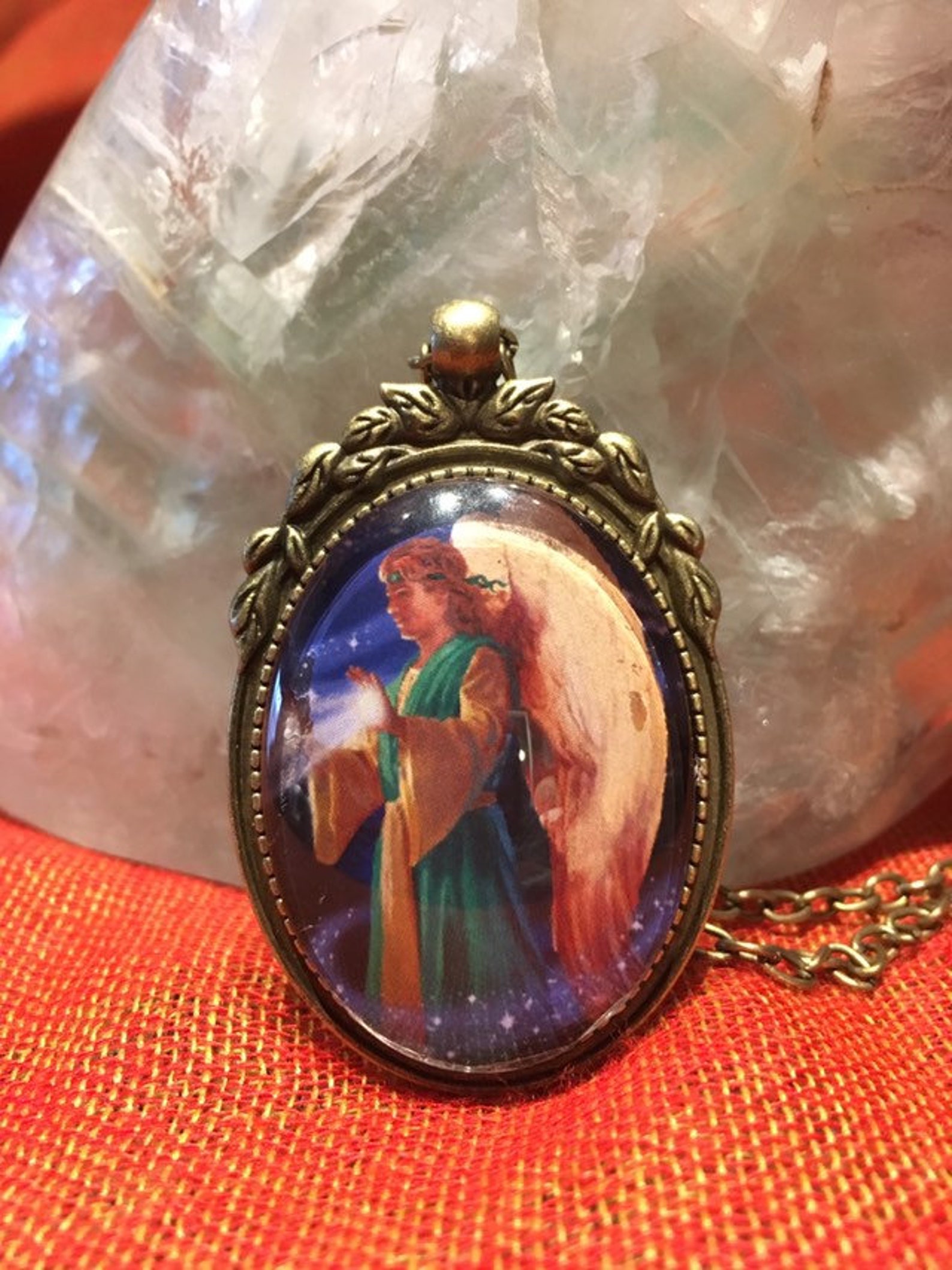 Archangel Raphael Pendant Corey Wolfe | Etsy