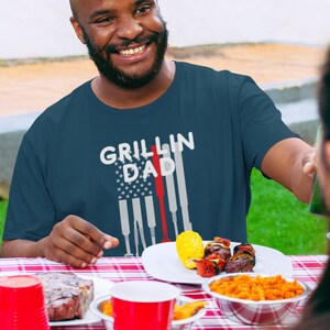 Grillin Dad Like a Regular Dad Only Hotter Fathers Day Gift for ...