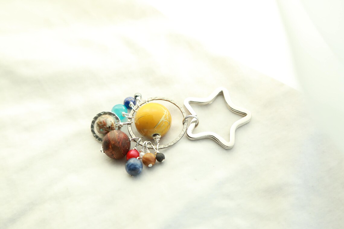 Solar System Keychain - Etsy
