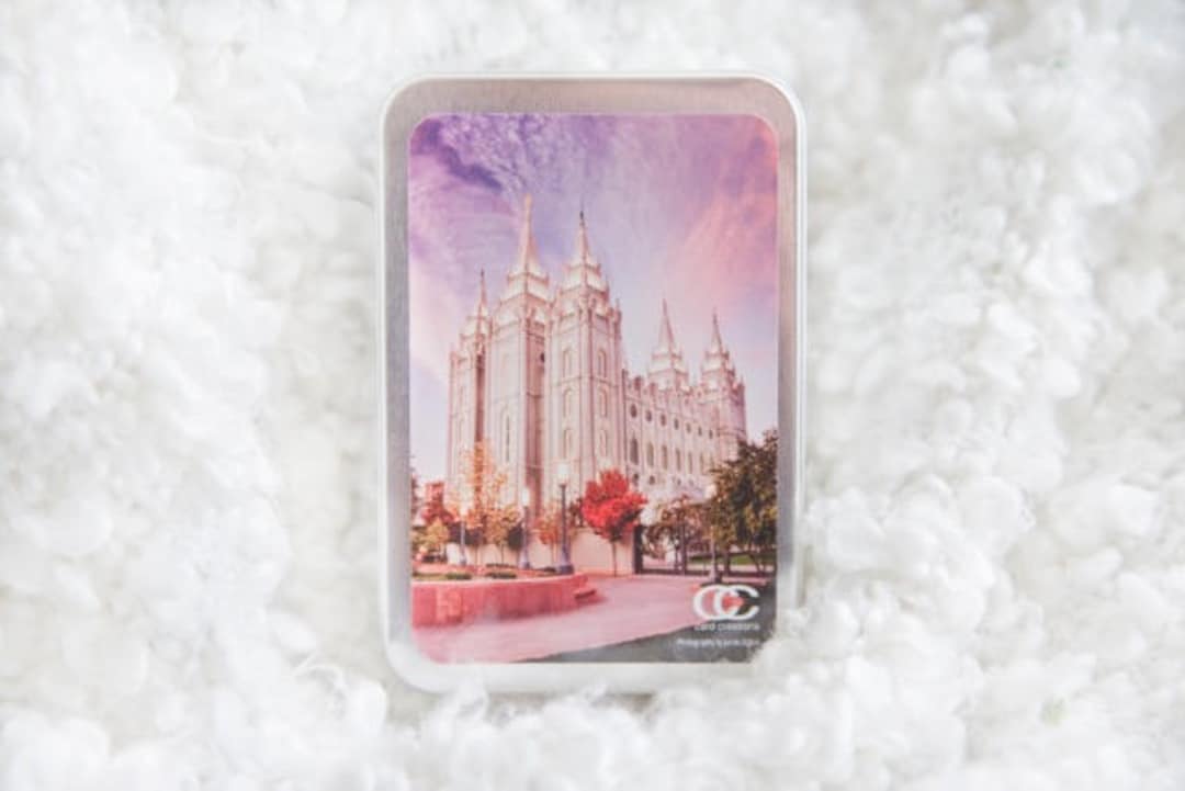 LDS Temple Cards in Tin - Etsy