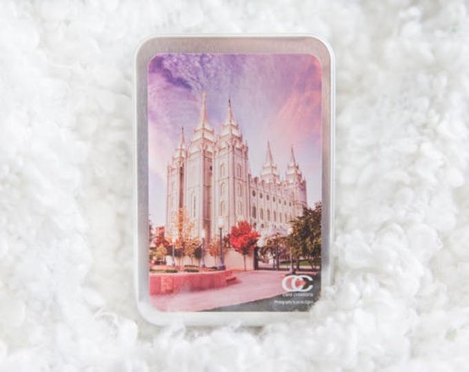 LDS Temple Cards in Tin | Etsy