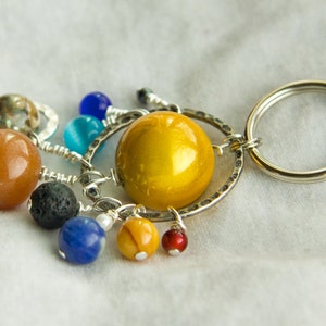 Solar System Keychain - Etsy