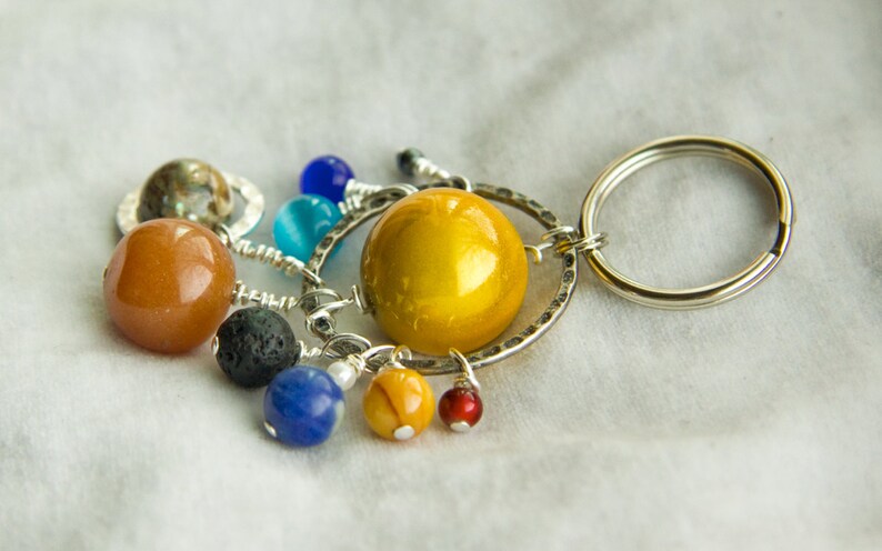 Solar System Keychain - Etsy