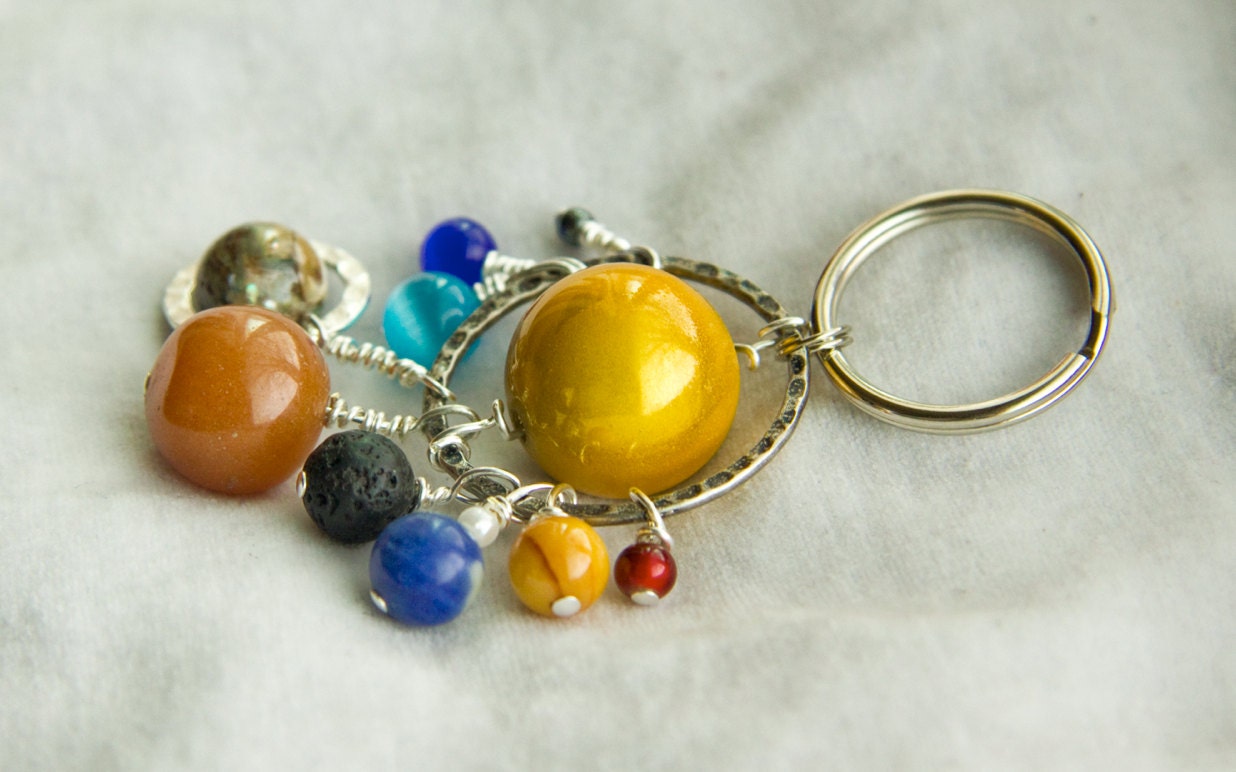 Solar System Keychain - Etsy