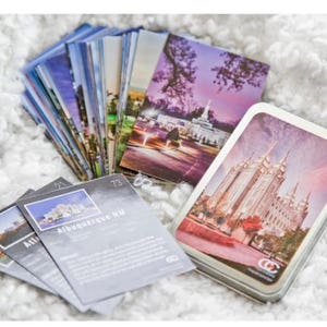 LDS Temple Cards in Tin - Etsy