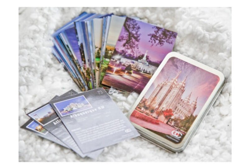 LDS Temple Cards in Tin - Etsy