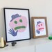 Sad Guy Red Wall Art Poster - Etsy