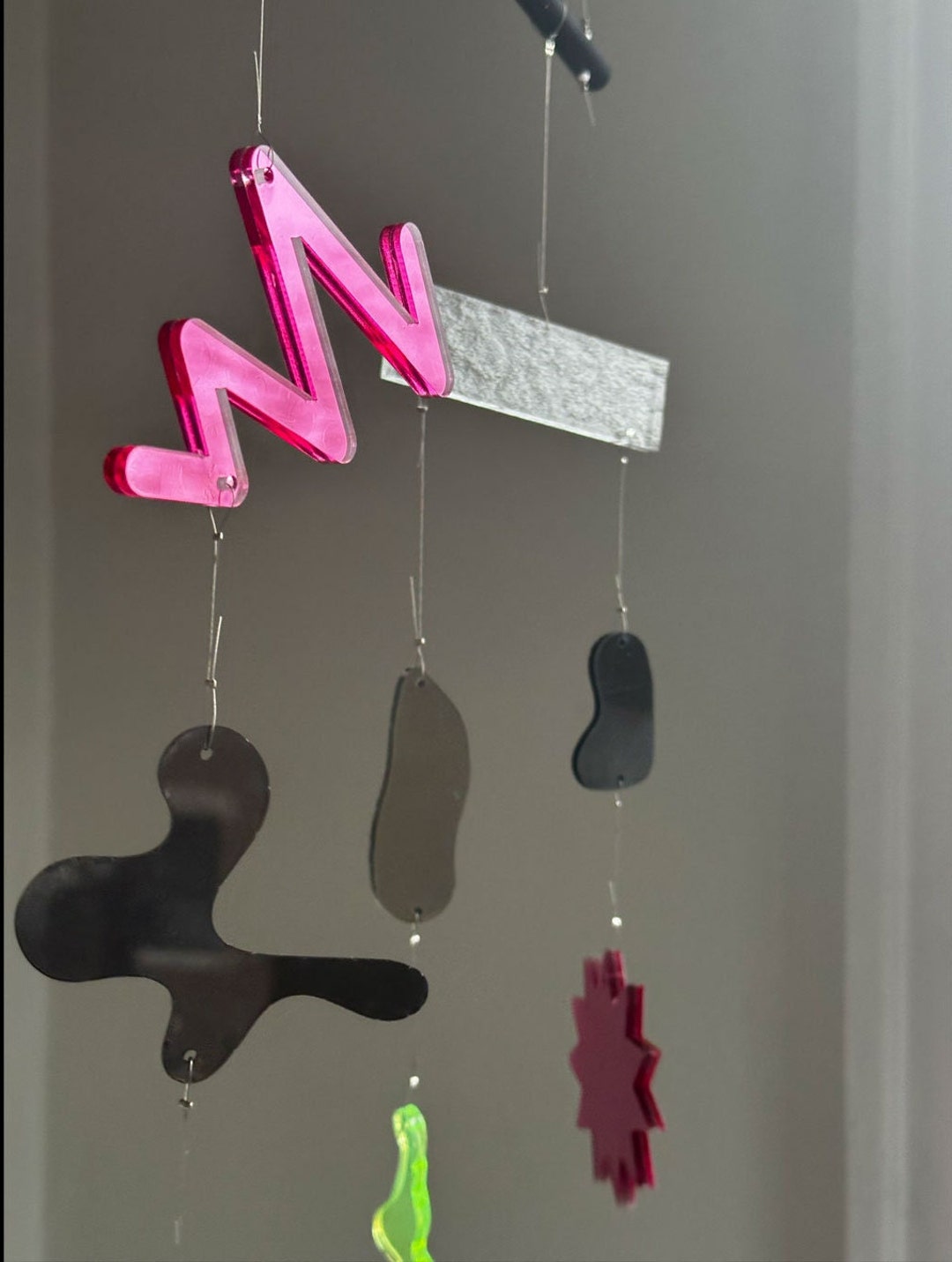 Hanging Mobile Plexiglass Acrylic Transparent - Serie A - Etsy