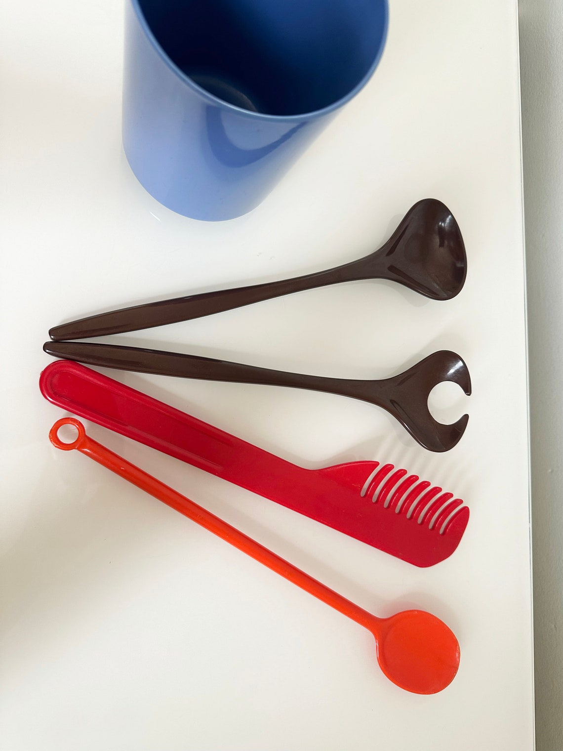 70s Vintage Rosti Melamine Denmark Melamine Kitchen Utensils Set of 4 ...