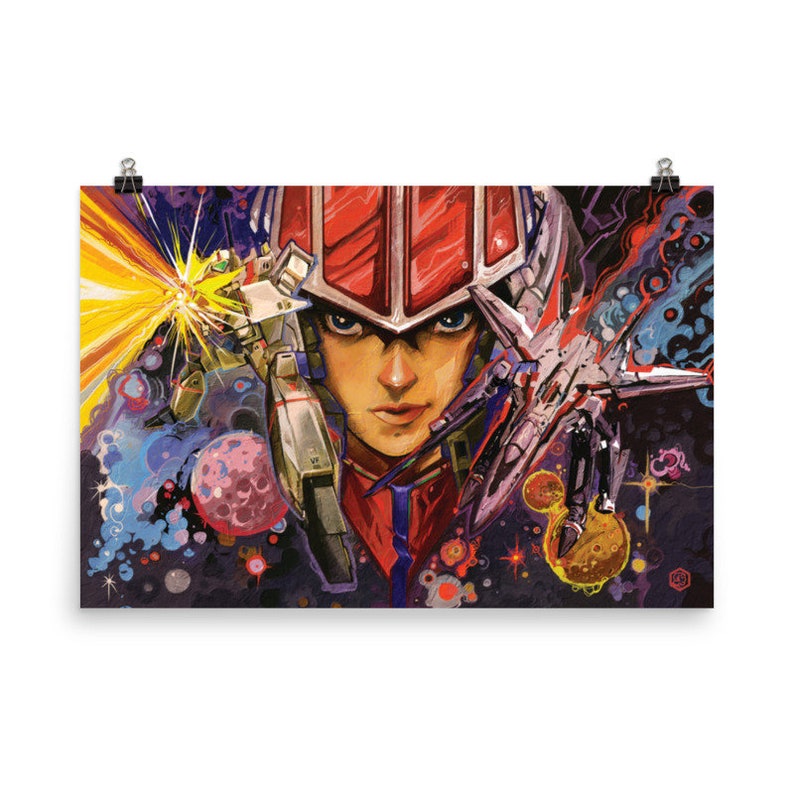 Legendary Skies: Macross Poster Print Mecha Masterpiece - Etsy