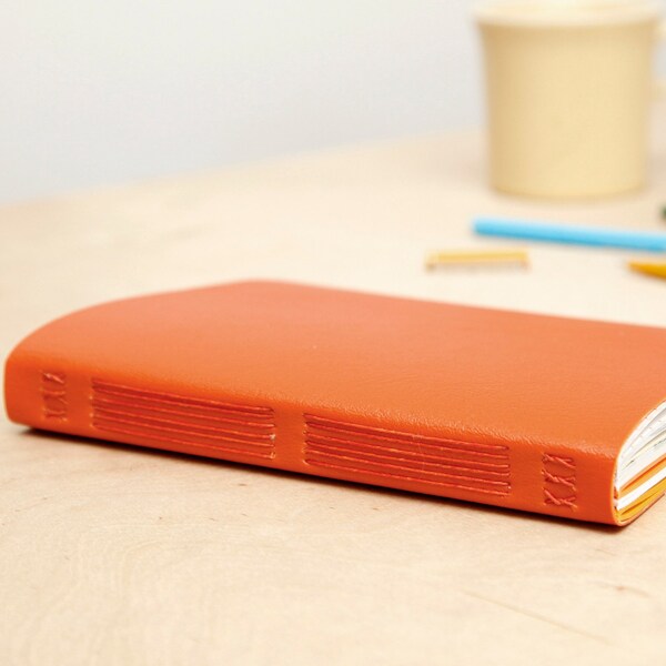 Orange Journal - Etsy