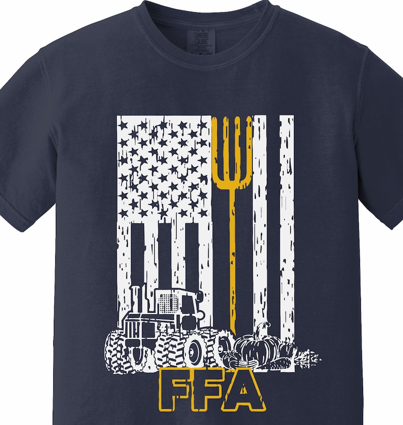 FFA Tractor Shirt Comfort Colors T-shirt/ FFA Farm Shirt/ Tractor FFA ...