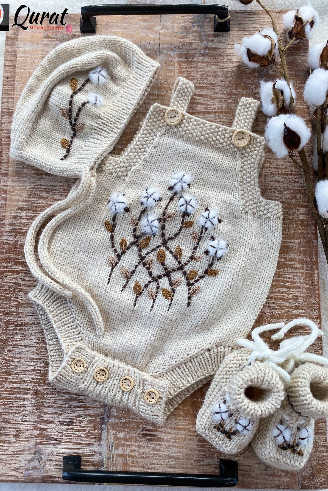 Romper, Bonnet and Booties - Set of 3 - Unisex - Etsy