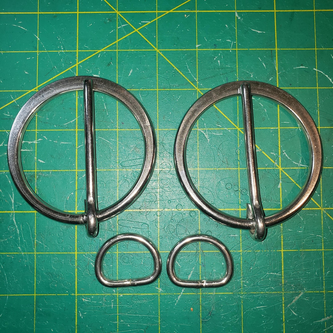 Stainless Steel Cinch Hardware Kit: Mohair Cinch Making - Etsy
