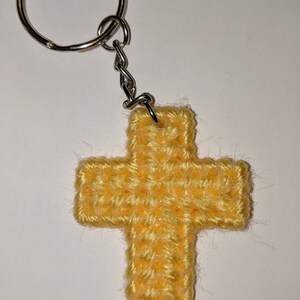 Cross Keyring in Plastic Canvas - Etsy