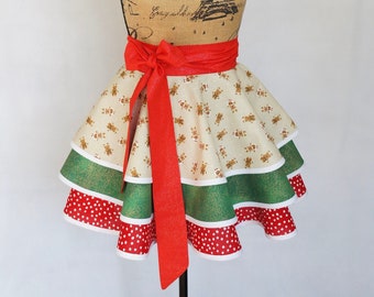 Retro Style Apron French Maid Theme Vintage Style Full Size - Etsy