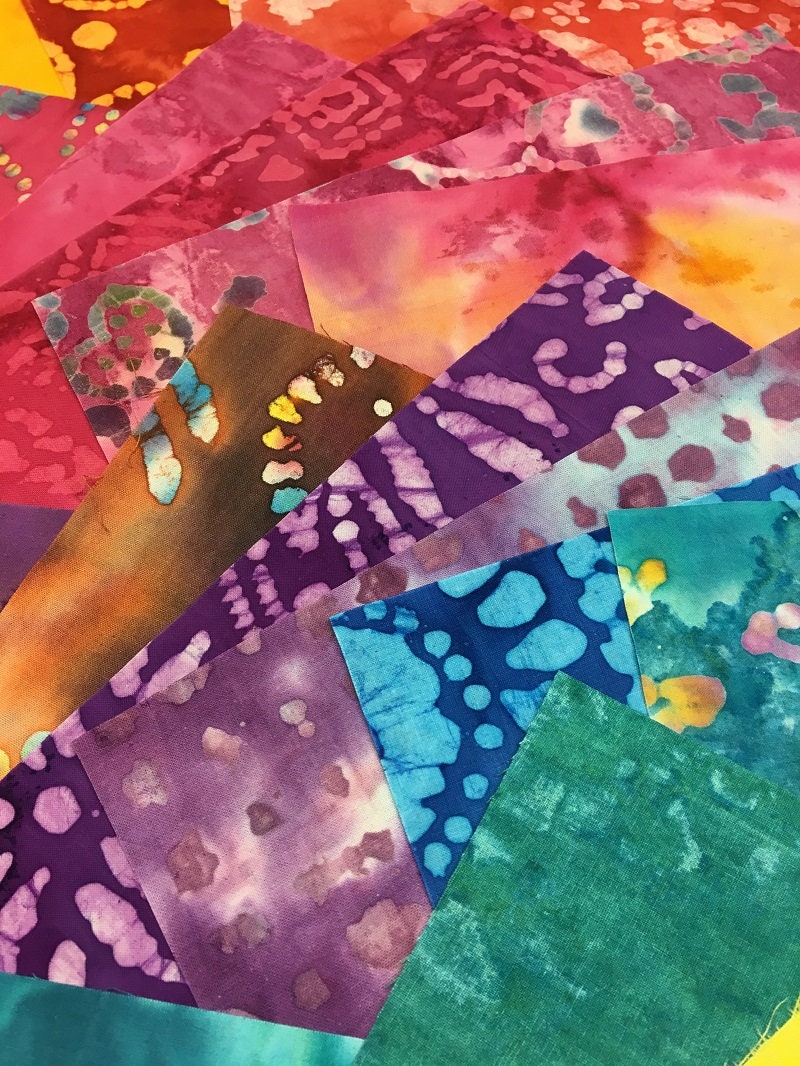 Quilter's 10" Layer Cake Squares in Bali Batiks - 24+ Pieces - Etsy