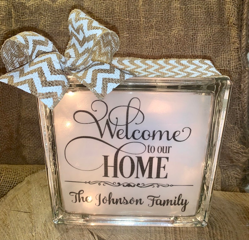 Welcome to Our Home Personalized House-warming Gift New Home - Etsy