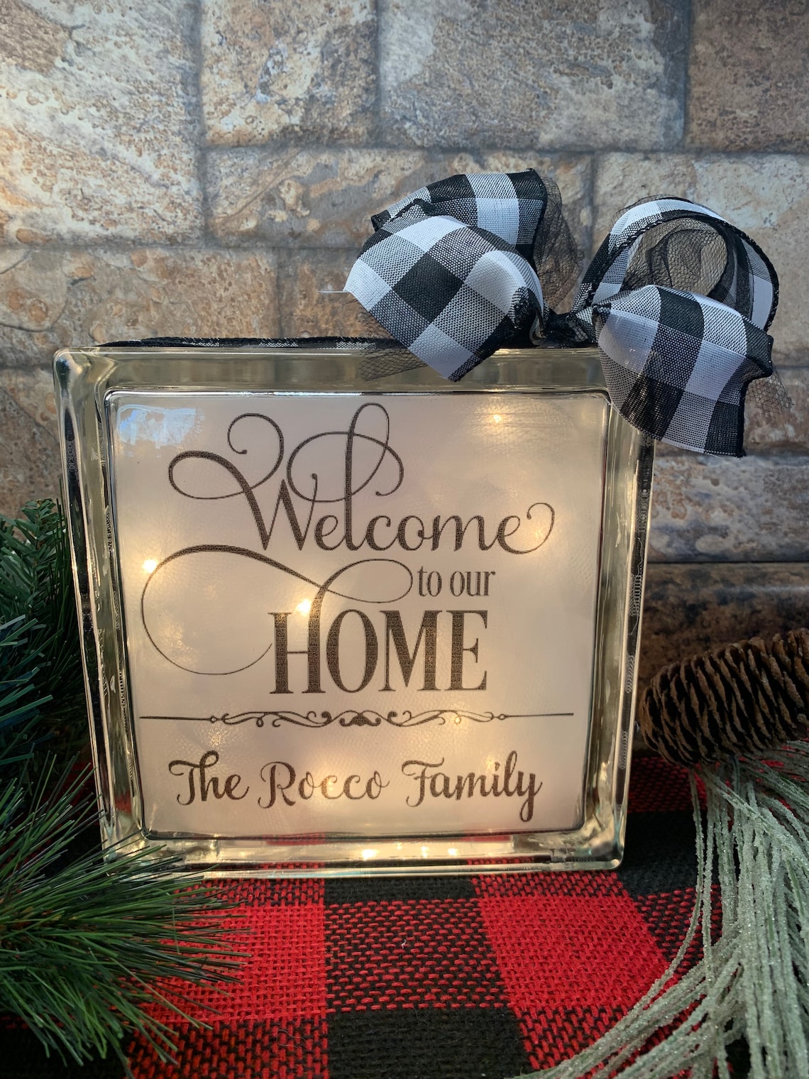 Welcome to Our Home personalized house-warming gift new home | Etsy