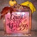 Scarecrow Glass Block Fall / Autumn Decor Thanksgiving and - Etsy