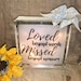 Personalized Memorial Lighted Glass Block, Grief Gift - Etsy