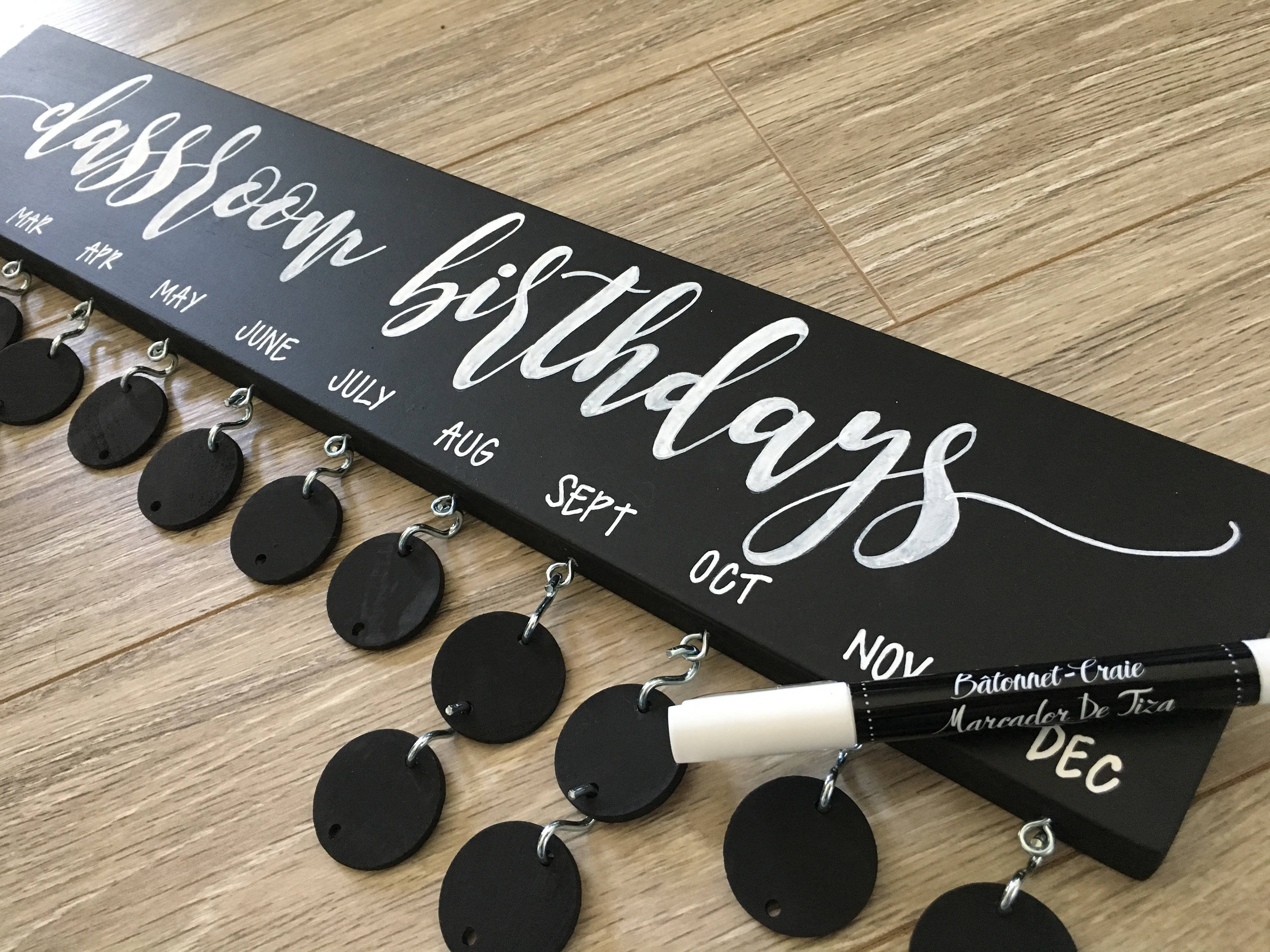Classroom Birthdays Chalkboard - Etsy