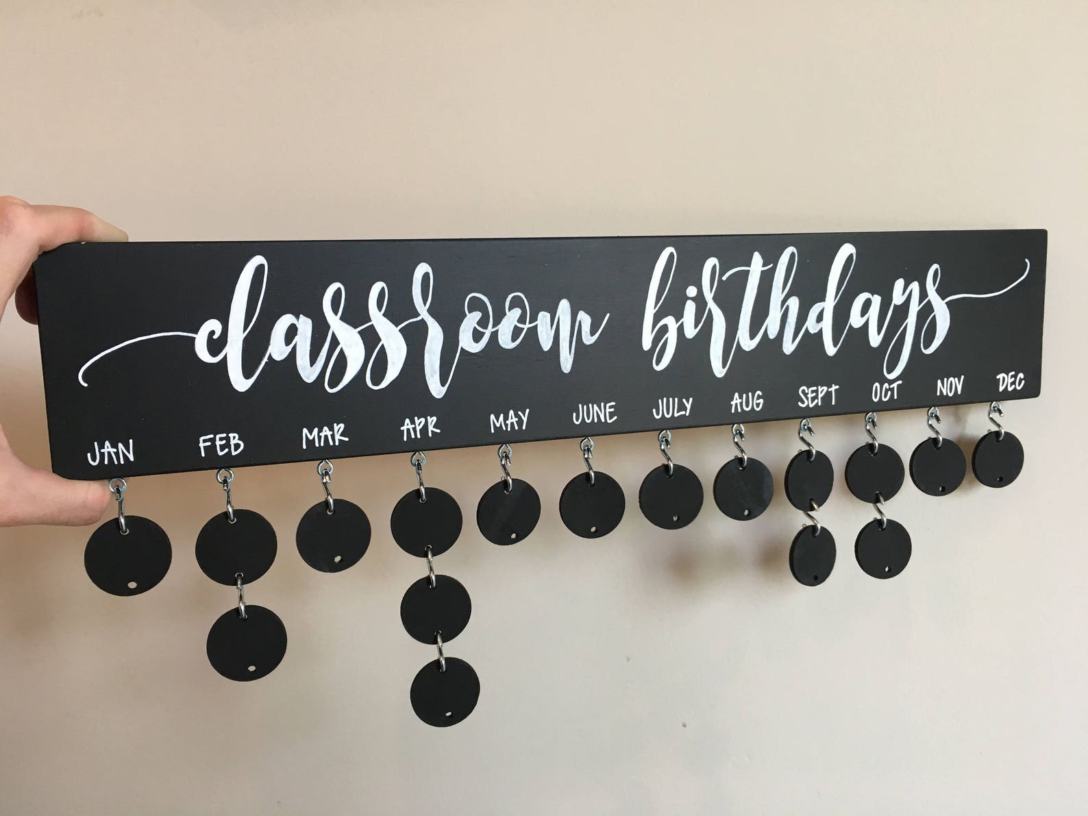 Classroom Birthdays Chalkboard - Etsy