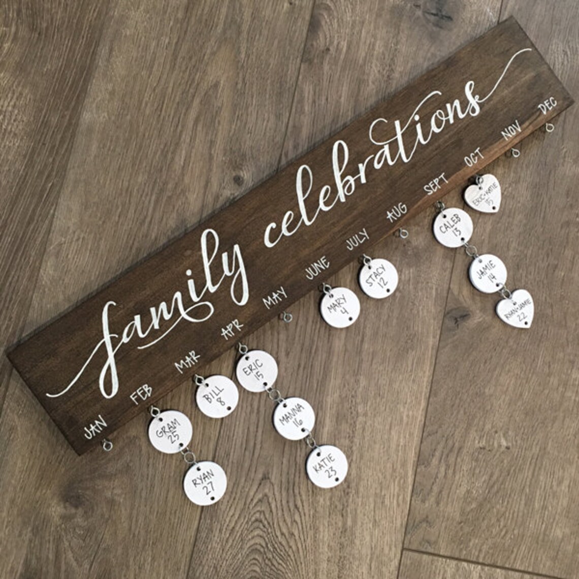 Family Celebrations Board - Etsy